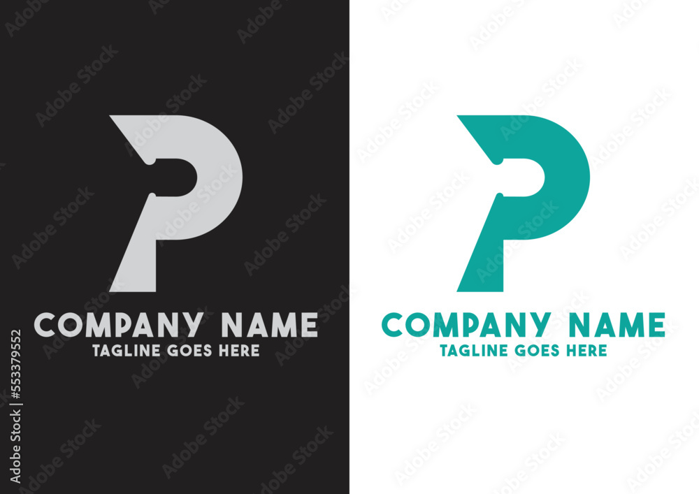 Letter P logo design vector template, P letter logo Stock Vector ...