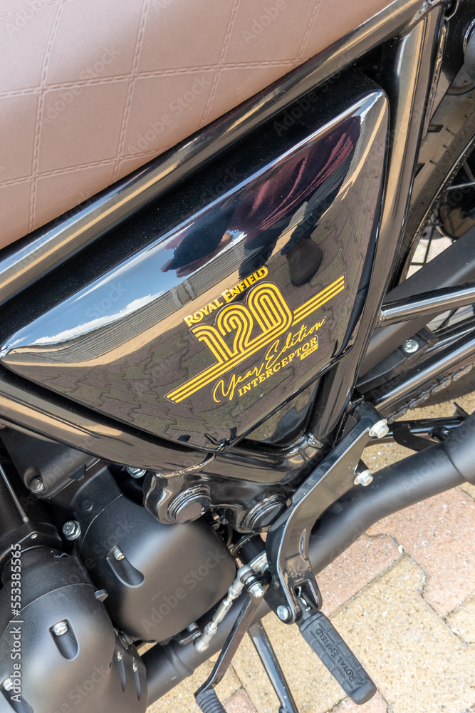 Royal Enfield 650 text sign logo brand indian interceptor 120 th year ...