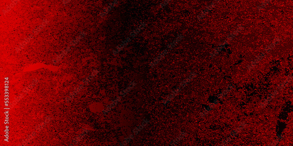 Abstract Red spots old grunge wall multi-color reflection mixed ...