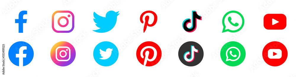 Social Media Icon Png Transparent