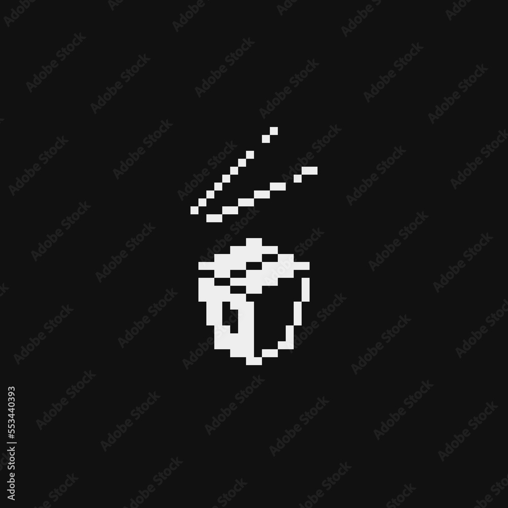 Chinese food and chopsticks emoji. Asian Food Logo. Pixel art icon ...