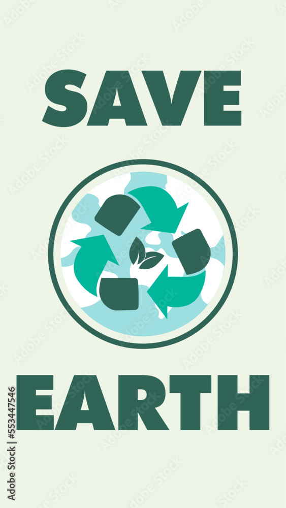 go green reduce, reuse, recycle design banner background, go green ...