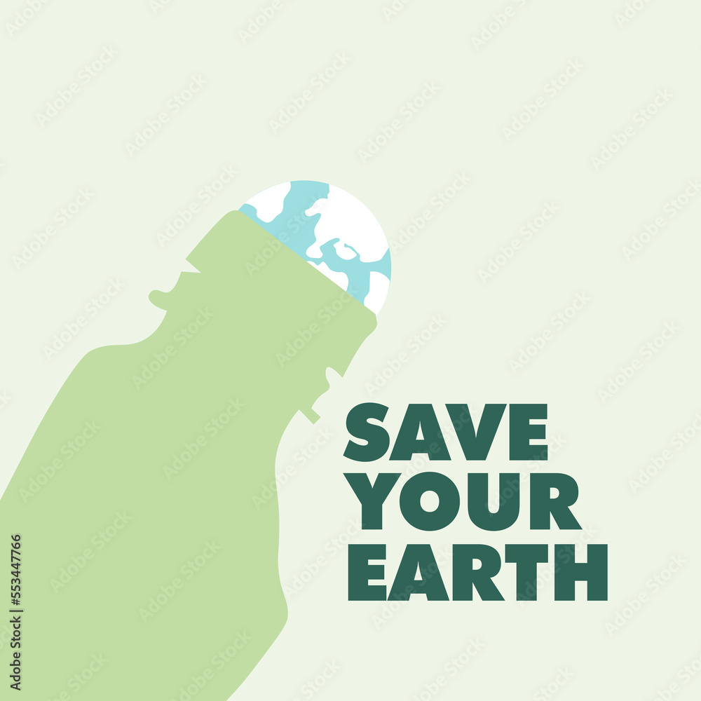 go green reduce, reuse, recycle design banner background, go green ...