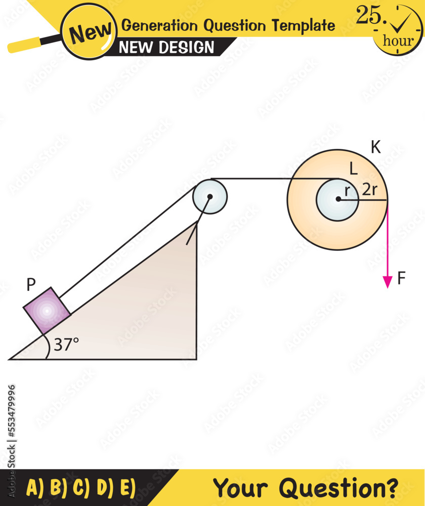 Physics, simple machines, inclined plane, spinning wheel, pulleys, next ...