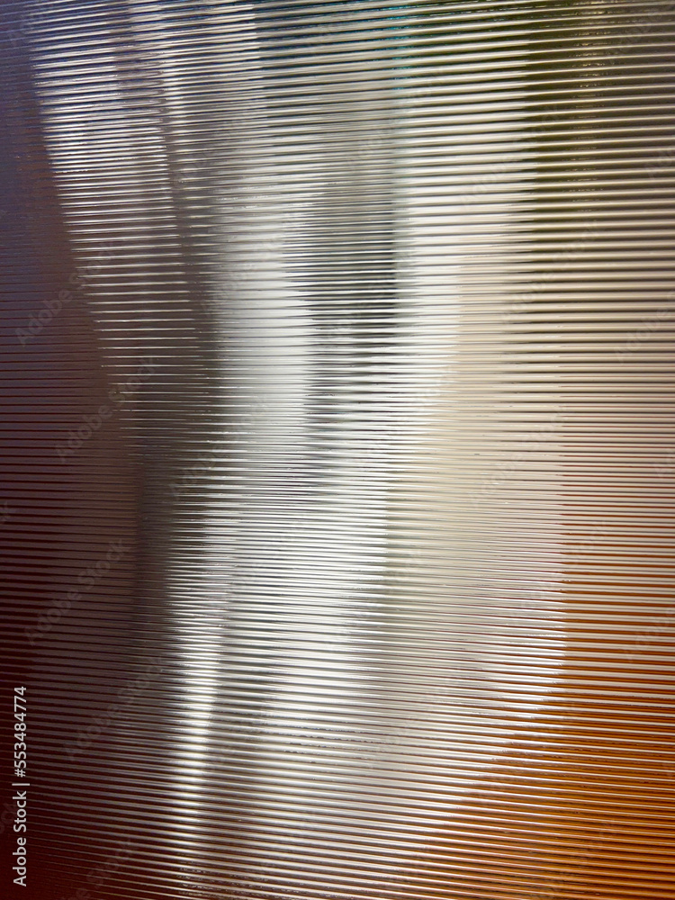 Close up view of white plaster sculpture head with back lighting ...