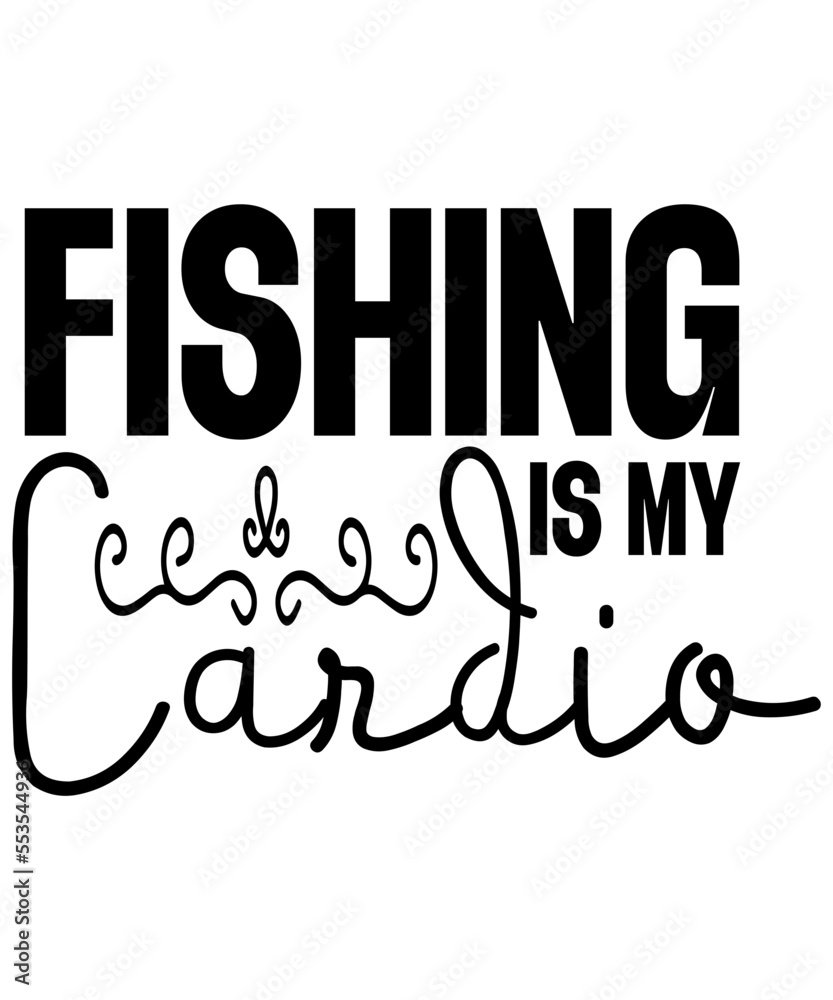 Fishing SVG Bundle, fish svg, bass svg, fish hook svg, lake svg, dad ...