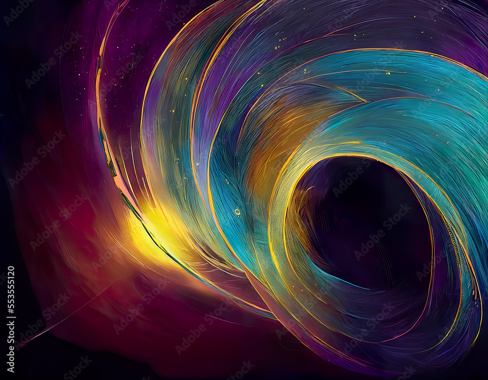 Photo & Art Print Fantasy and fantastic vortex in space and time ...