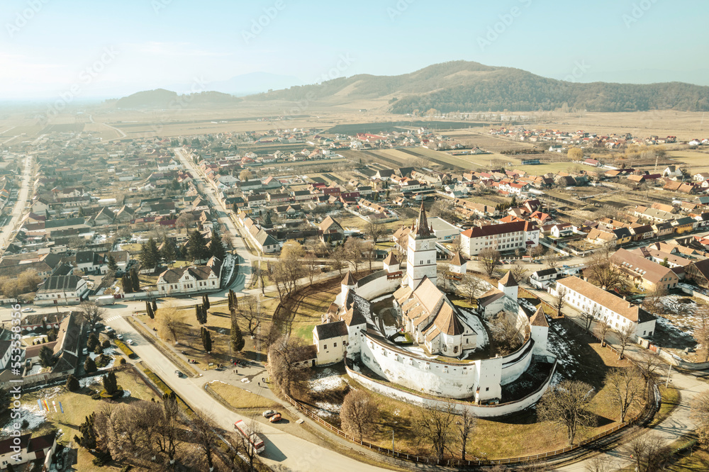 Feldioara Fortress is a medieval fortification in Romania near Brasov ...