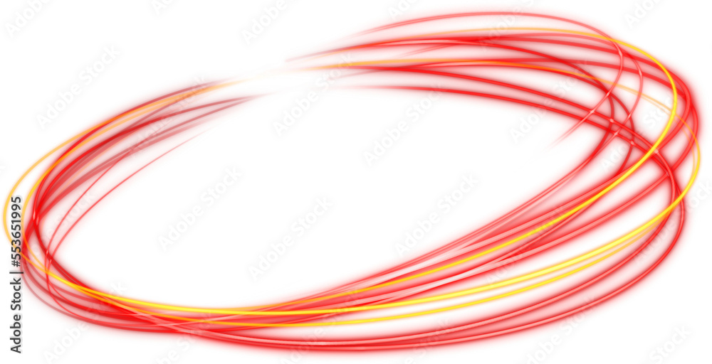 red neon lines on transparent background Stock Illustration | Adobe Stock