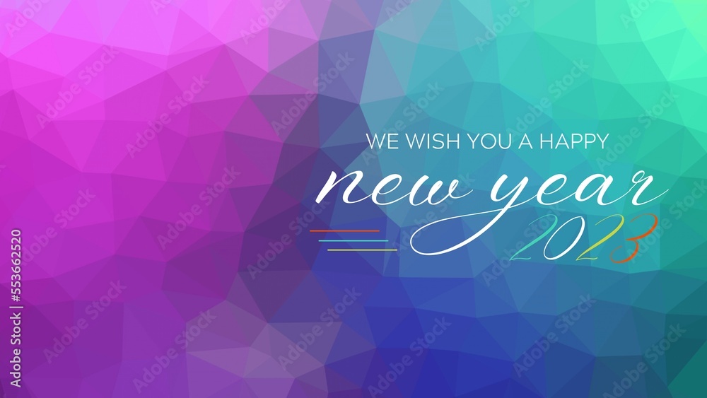 Happy new year 2023 banner design. Unique design for social media posts ...