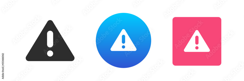 Exclamation point triangle warning attention symbol important ...