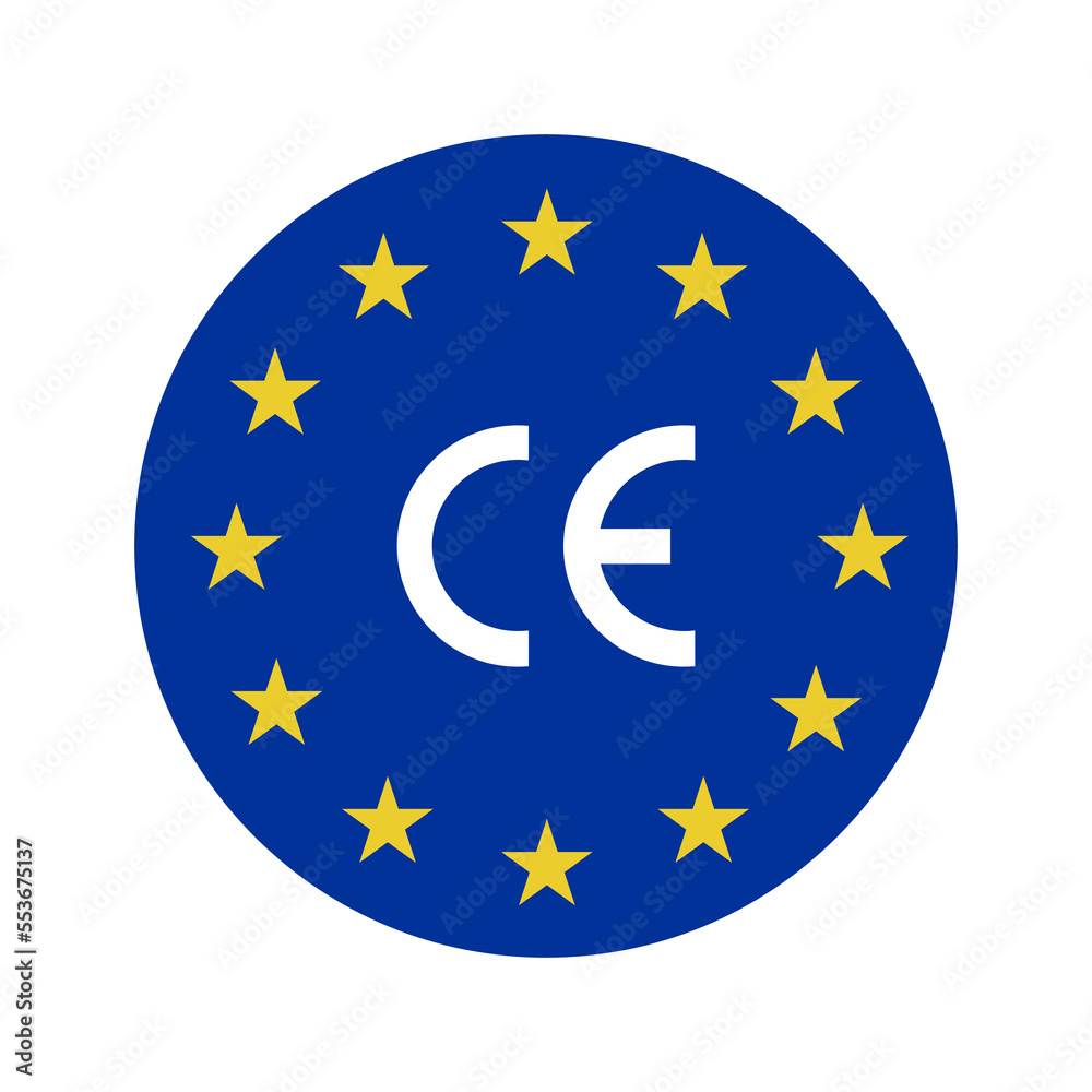 Vector European CE signs. The logo of compliance with the European ...