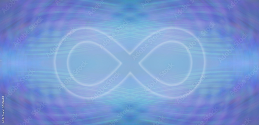 Blue Infinity Matrix Web Background - large infinity symbol spiritual ...