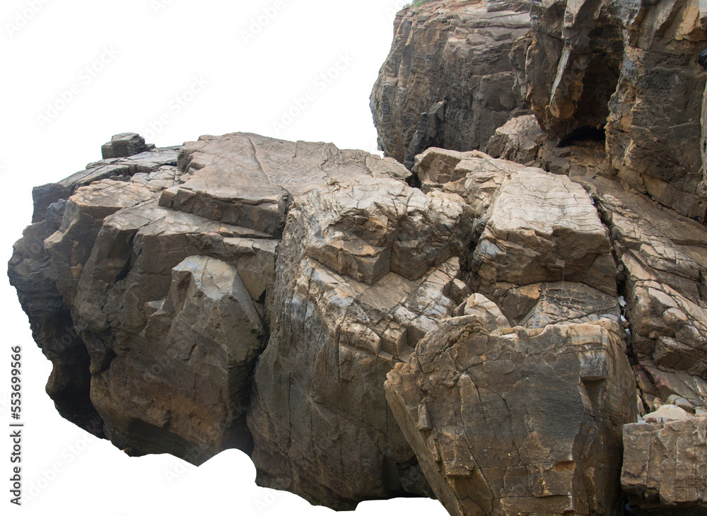 Isolated PNG cutout of a cliff on a transparent background, ideal for ...