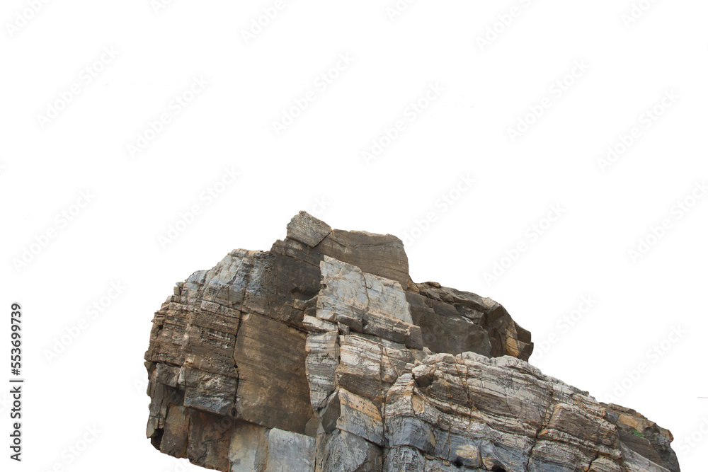 Isolated PNG cutout of a rock on a transparent background, ideal for ...