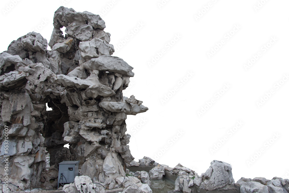 Isolated PNG cutout of a rock on a transparent background, ideal for ...