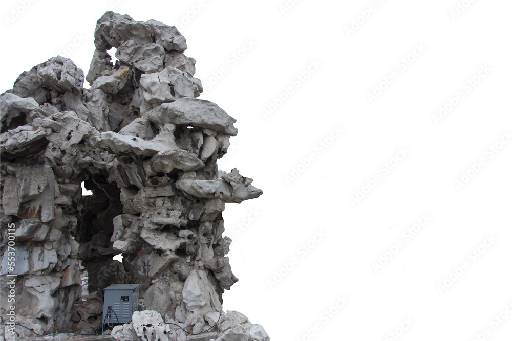 Isolated PNG cutout of a rock on a transparent background, ideal for ...