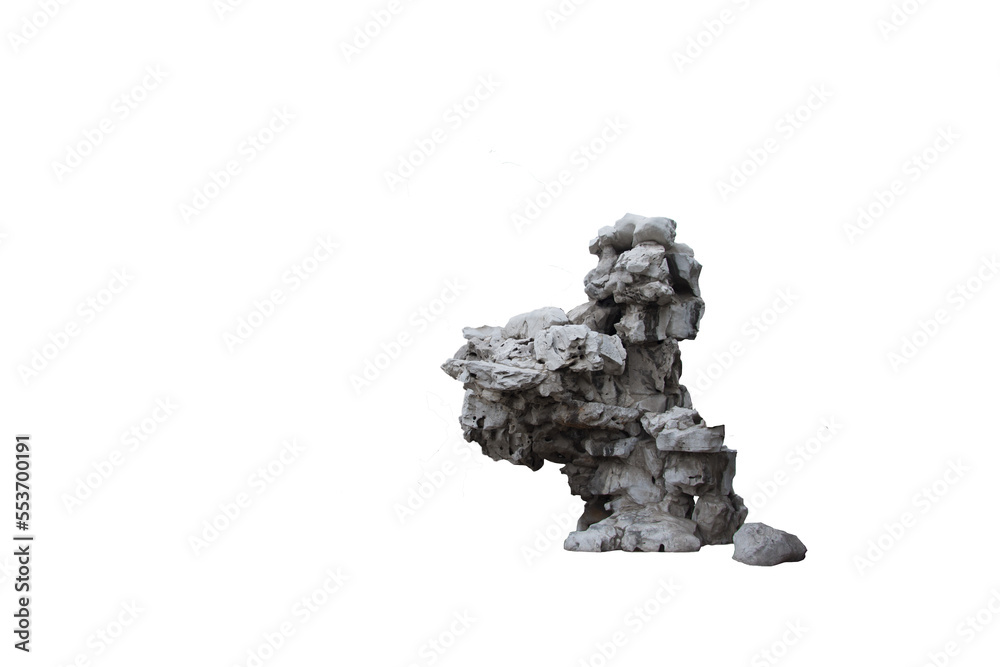 Isolated PNG cutout of a rock on a transparent background, ideal for ...