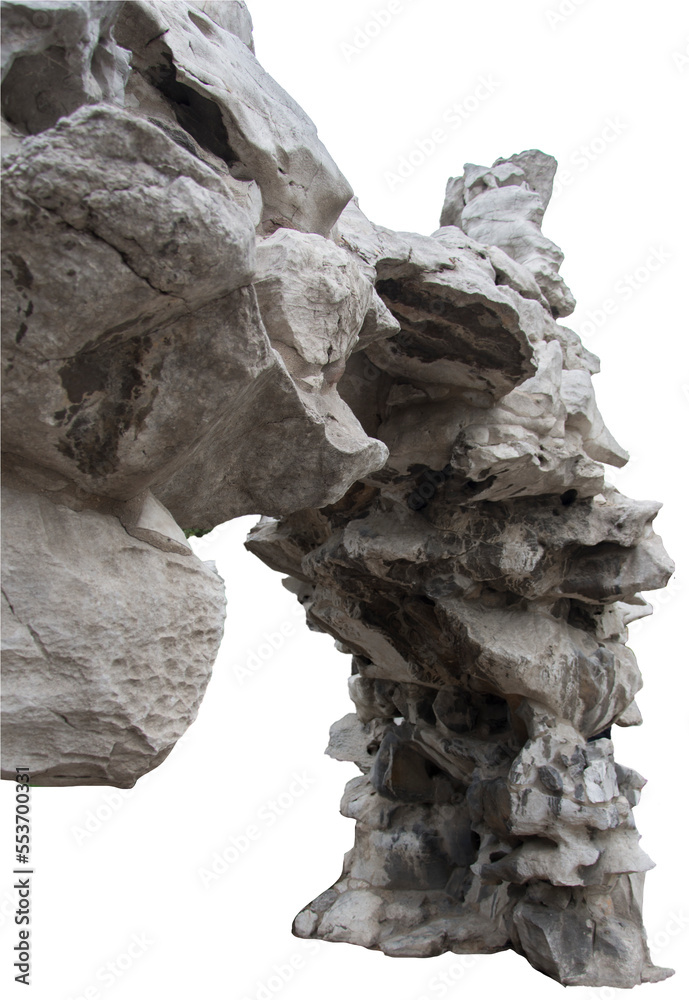 Isolated PNG cutout of a rock on a transparent background, ideal for ...