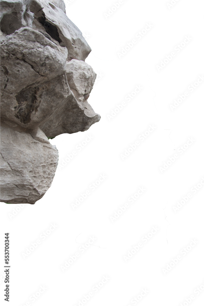 Isolated PNG cutout of a rock on a transparent background, ideal for ...