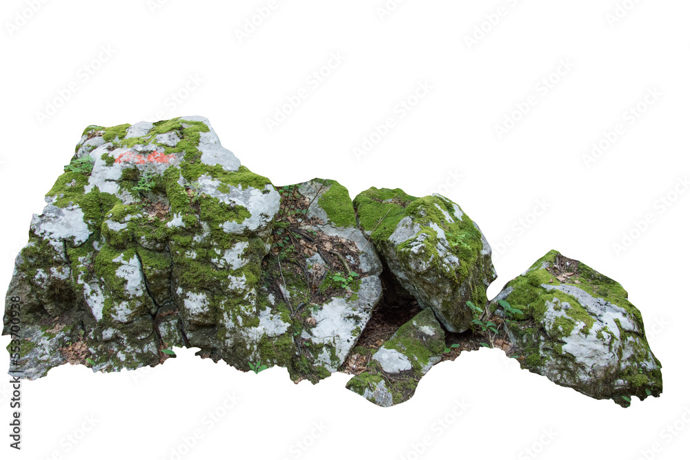 Isolated PNG cutout of a rock on a transparent background, ideal for ...