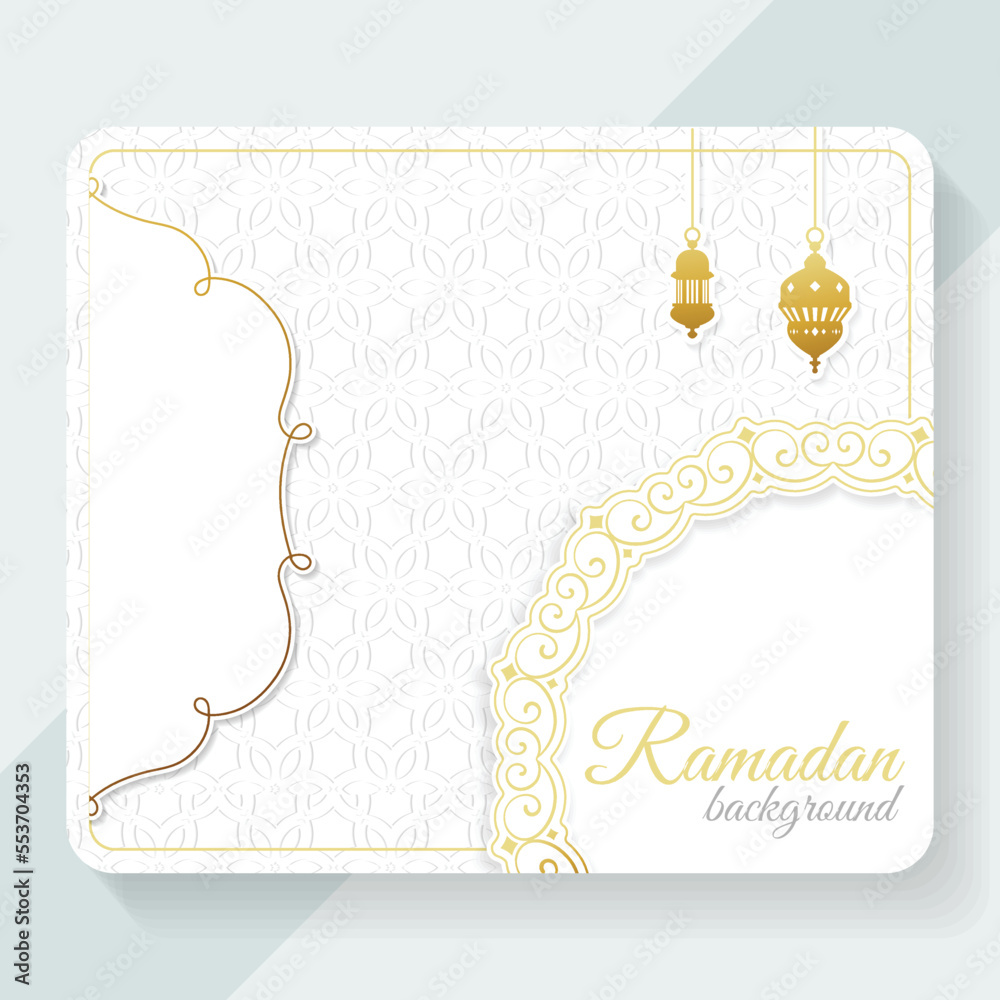 islamic social media post design, eid ramadan invitation card design 3d ...