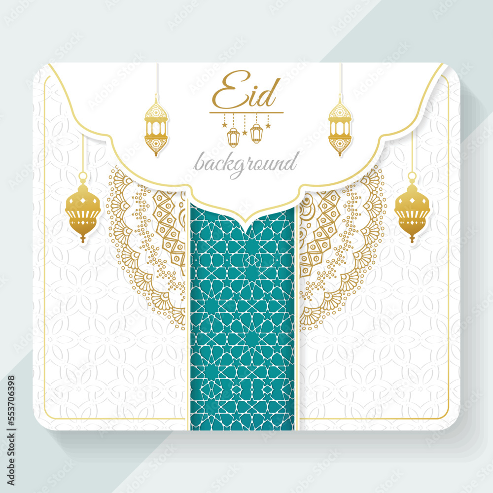 Islamic invitation card design, islamic arabic style cover design ...