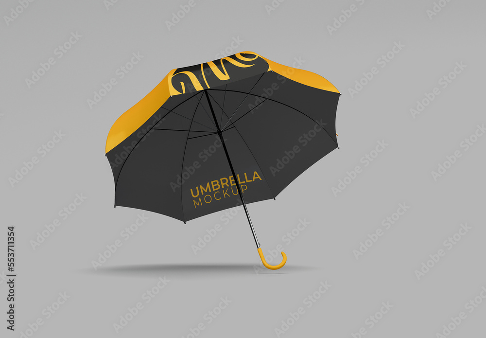 Open Umbrella Mockup Stock Template | Adobe Stock