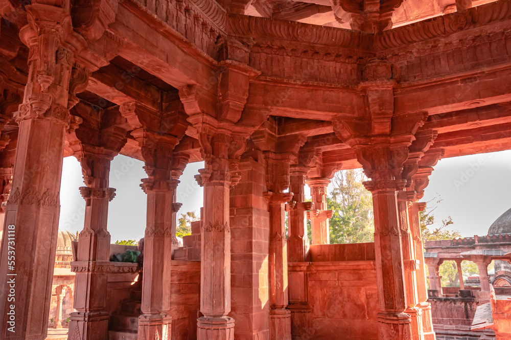 ancient hindu temple architecture from unique angle at day Stock Photo ...