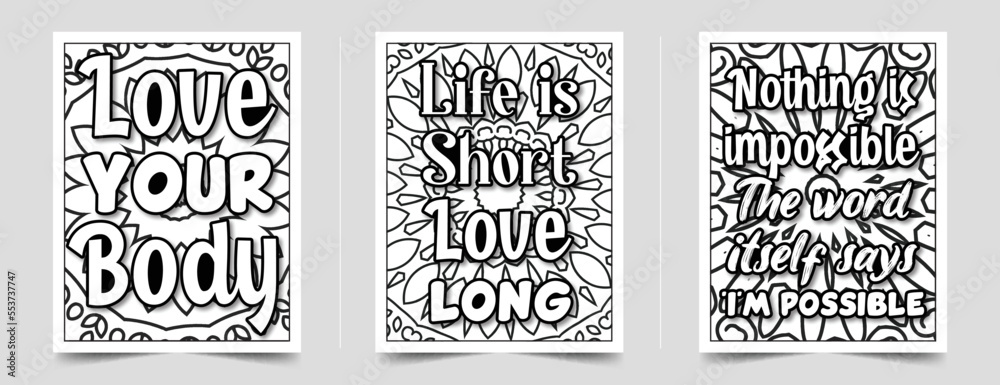 Motivational quotes adult coloring books, Inspirational quotes adult ...