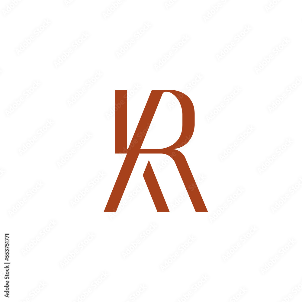 Letter YR Elegant Logo Vector. Initial R and letter Y Typography Icon ...