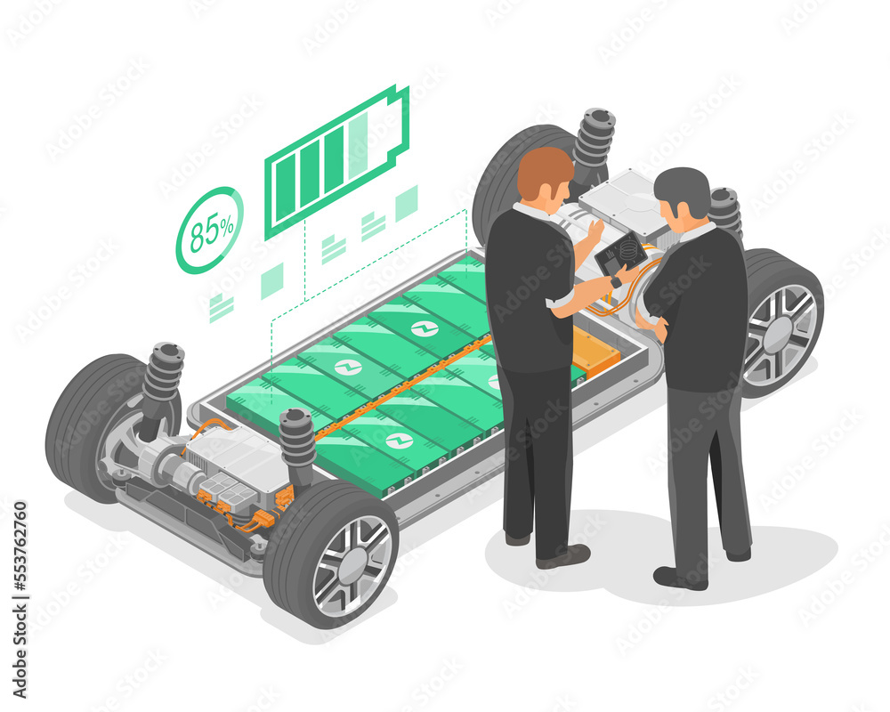 Manufacturing Battery Electric car production lithium li ion pack ...