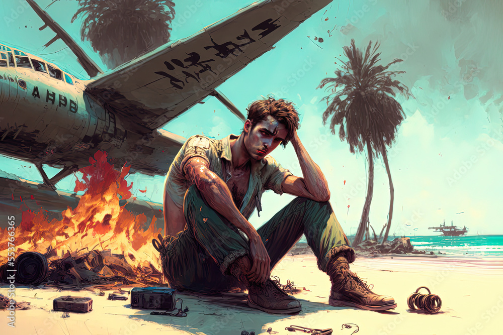 Plane Crash On Island