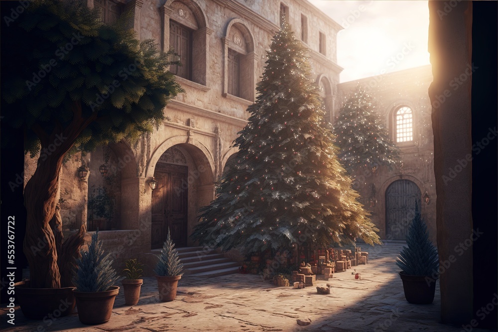 Christmas in Bethlehem, Christmas Lights, Winter Holidays with ...