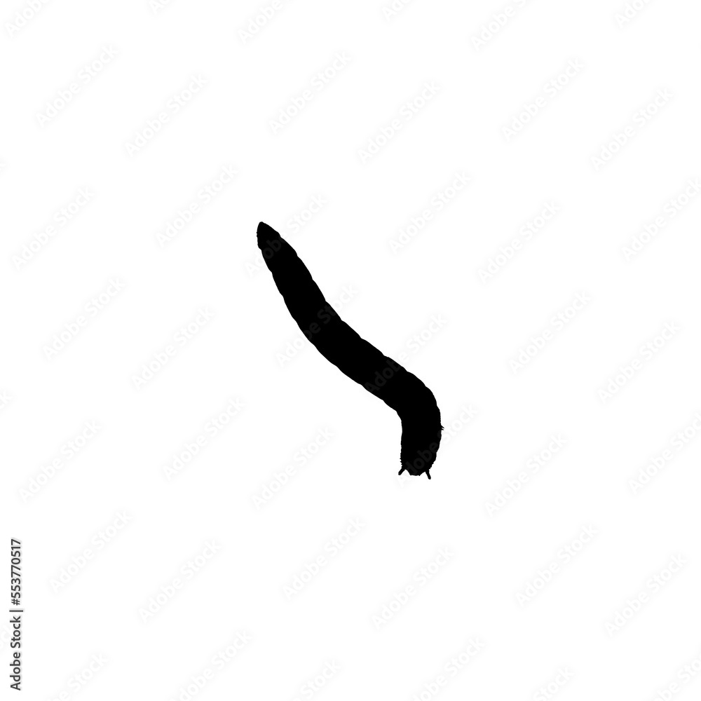 Maggot icon. Simple style silk clothe big sale poster background symbol ...
