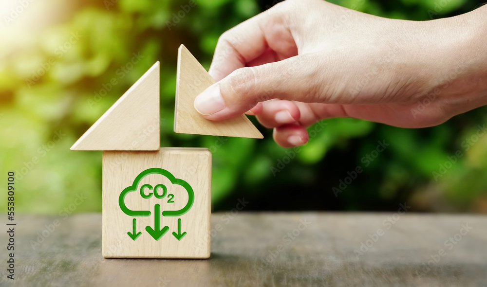 Co2 Emission Concept Green Industries Business Concept