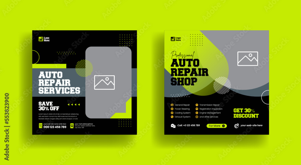 Sample Of Flyers Auto Repair Shops