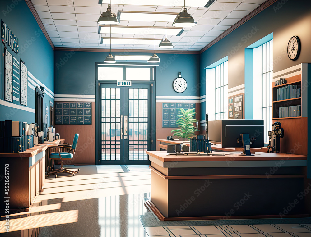 Police Station Desk