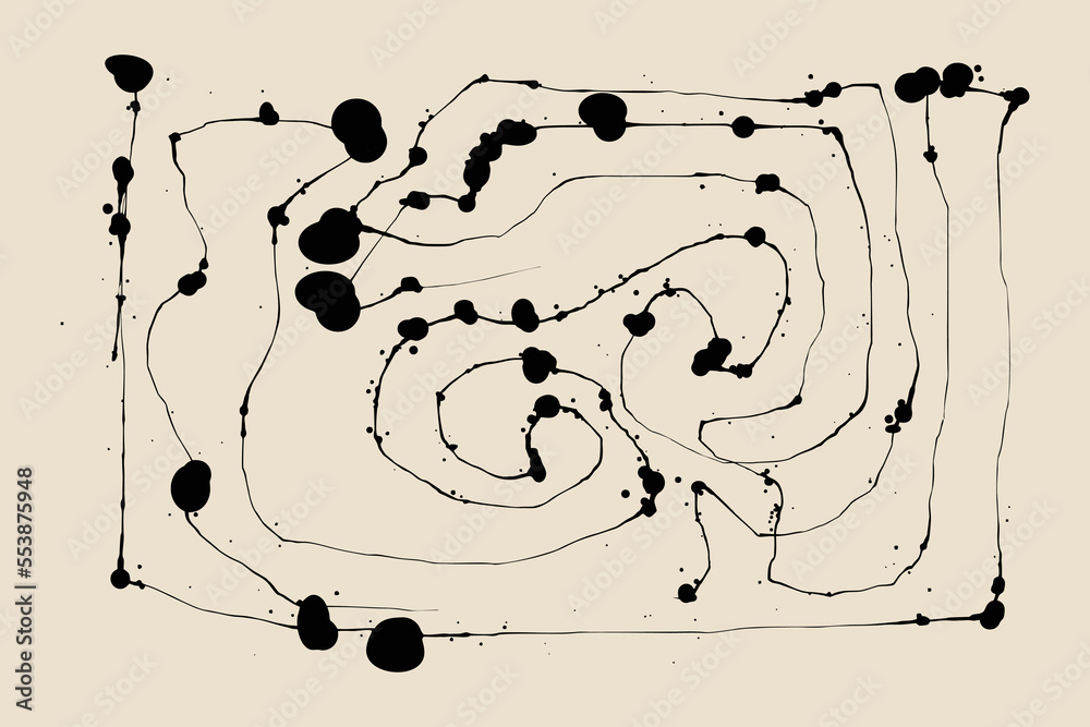 Printable abstract design for print, cover, wallpaper or background ...