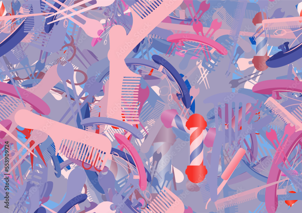 Vetor de Background pattern abstract design texture. Seamless. Theme is ...