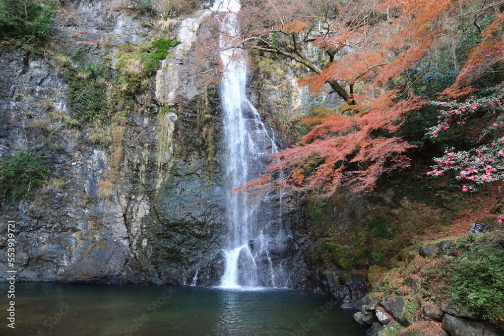 Nature in Osaka Prefecture in Japan : a scene of Minoh-no-ootaki ...
