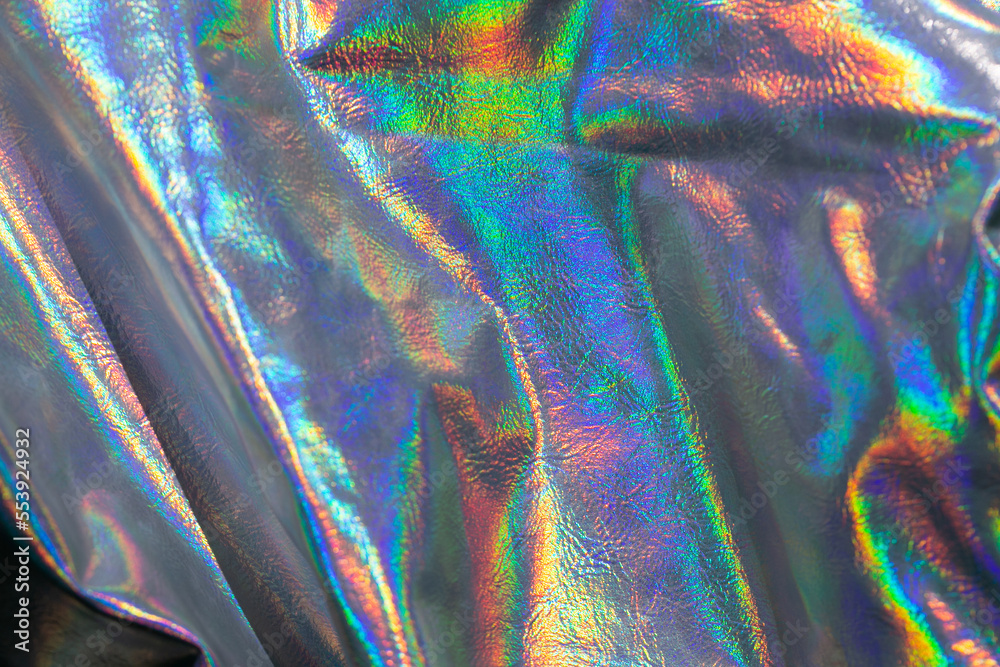 Holographic background. metal holographic wallpaper. texture with ...