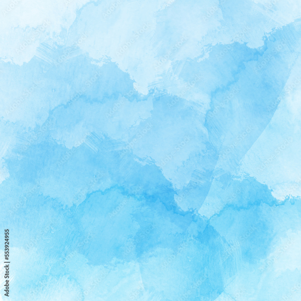 Blue white watercolor background, color splashing, Watercolor abstract ...