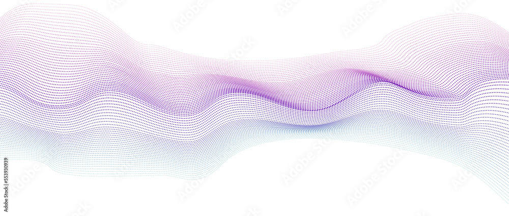 Wave line background with smooth shape. Beautiful wavy line on a white ...