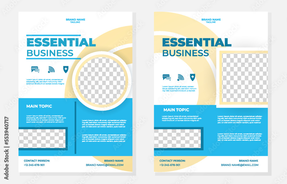 Business Essential Poster Design Stock Vector | Adobe Stock