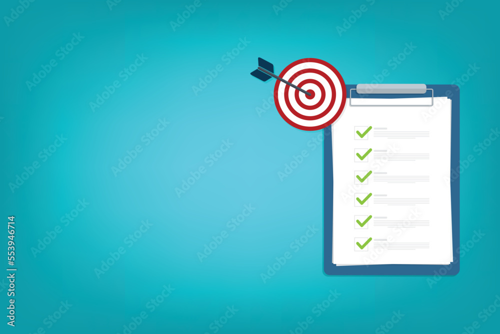 Assignment target. Clipboard, checklist. Project task management and ...