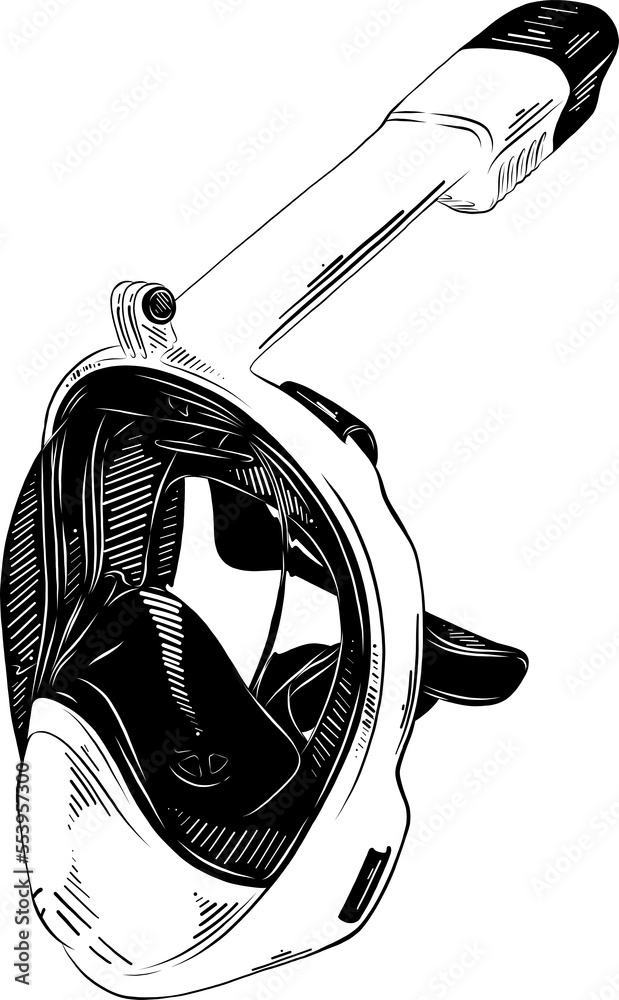 PNG engraved style illustration for posters, decoration and print. Hand ...