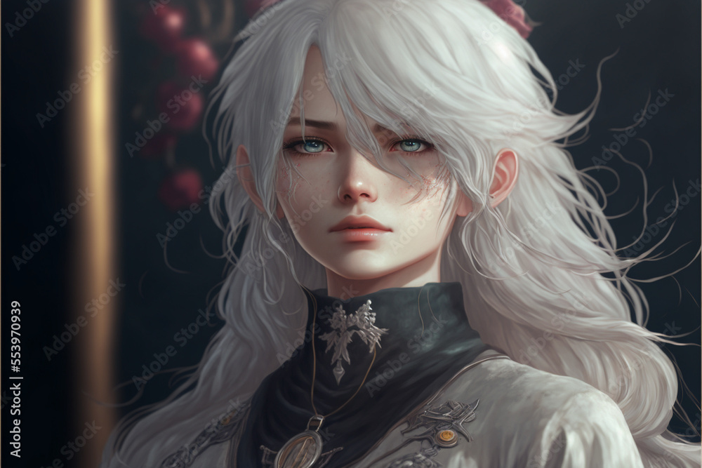 Female White Hair