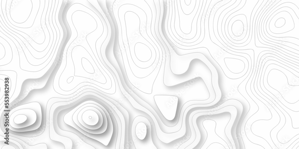 Topographic map. Geographic mountain relief. Abstract lines background ...