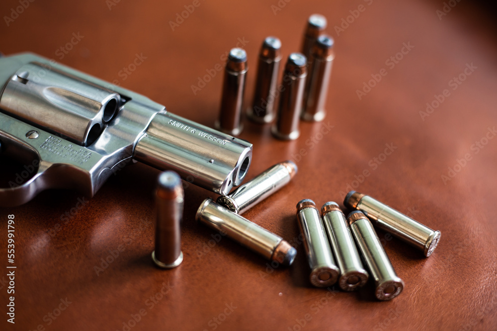 .357 magnum concealed revolver gun personal defence Stock Photo | Adobe ...